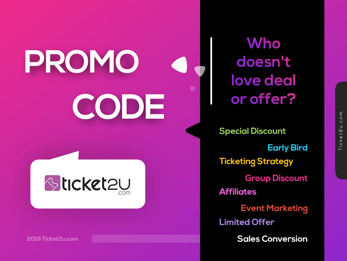 Ticket2u Promo Code